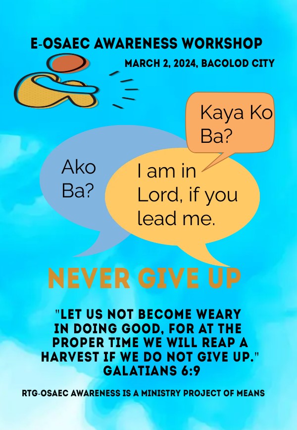 OSAEC Awareness-I am in. Lead me. – MEANS